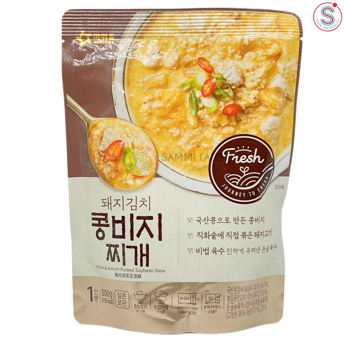 Ourhome Pork & Kimchi Pureed Soybeen Stew 300G – eSammi